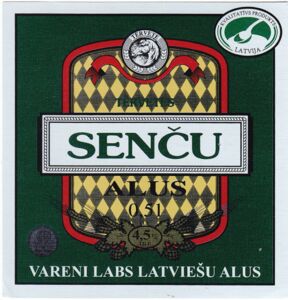 Drink Label: Sencu (Tervetes AL, LatviaCol:LV-BEER-000165