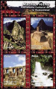 Stamp: Machu Picchu (Peru(Machu Picchu) Mi:PE 1924-1927,Sn:PE 1415
