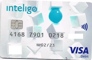 Bank Card: Inteligo Visa (PKO Bank Polski, PolandCol:PL-VI-0047.05