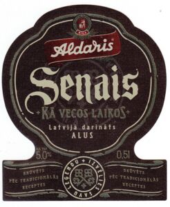 Drink Label: Aldaris Senais (Aldaris, LatviaCol:LV-BEER-000213
