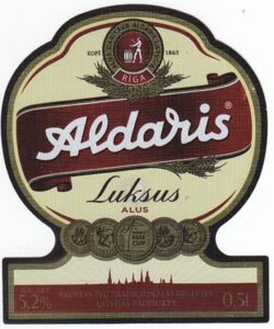 Drink Label: Aldaris Luksus (Aldaris, LatviaCol:LV-BEER-000221