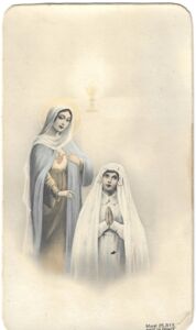 Holy Card: "Sacraments - First Communion" (FranceCol:FR-HC-00138