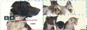 Stamp: Drent Partridge Dog (Canis lupus familiaris) - from Booklet ...