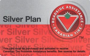Gift Card: Silver Plan (Canadian Tire, Canada(Roadside Assistance) Col:CA-Tire-124-0808