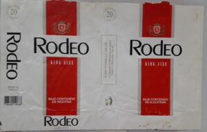Cigarette Pack: Rodeo (ParaguayCol:PY-CT-0111