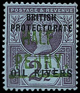 Stamp: Queen Victoria (Oil Rivers Protectorate) (Niger Coast - Oil ...