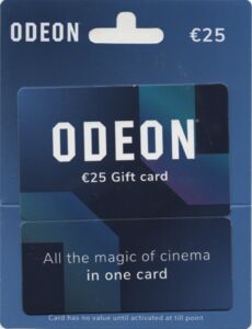 Gift Card: All the magic of cinema in one card (Odeon, Ireland(Logo ...