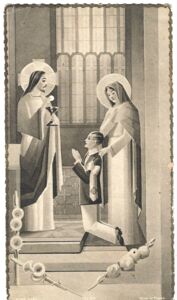 Holy Card: "Sacraments - First Communion" (FranceCol:FR-HC-00189