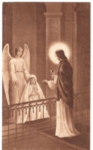 Holy Card: "Sacraments - First Communion", Montmagny (FranceCol:FR-HC-00191