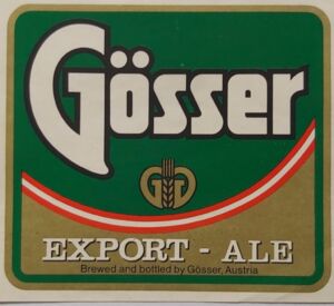 Drink Label: Gosser Export-Ale (Gösser Brauerei, AustriaCol:AT-BEER-006885