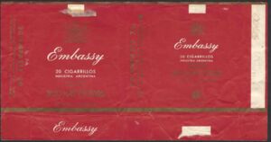 Cigarette Pack: Embassy (ArgentinaCol:AR-CT-1598