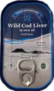 Food Label: Pesces Wild Cod Liver (Zenith Foods LLC, United States of ...