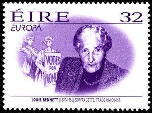 Stamp: Louie Bennett, (1870-1956) Suffragette, Trade Unionist (Ireland ...