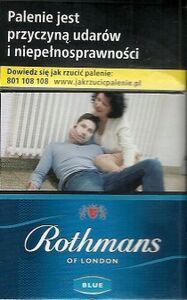 Cigarette Pack: Rothmans Blue (PolandCol:PL-CT-0310