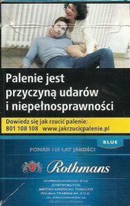 Cigarette Pack: Rothmans Blue (PolandCol:PL-CT-0310