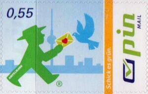 Stamp: Ampelmann (Germany, Modern Private Post Offices) (PIN Berlin ...