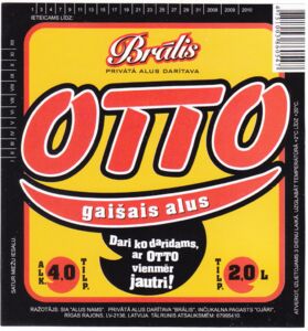 Drink Label: Otto (SIA Alus Nams, LatviaCol:LV-BEER-000303