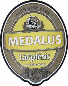 Drink Label: Lacplesis Medalus (Lāčplēša alus, LatviaCol:LV-BEER-000310