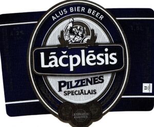 Drink Label: Lacplesis Pilzenes (Lāčplēša alus, LatviaCol:LV-BEER-000320