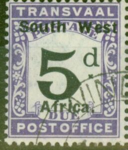 Timbre: 5p English (Afrique du Sud-Ouest(Postage Dues of Transvaal ...