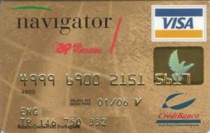 Bank Card: Navigator (Banco Comercial Portugués, PortugalCol:PT-VI-0100