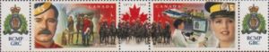 Stamp: Royal Canadian Mounted Police, 125th anniversary (Canada(125th ...