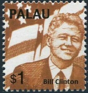 Stamp: Bill Clinton (Palau(Presidents of the USA (2000)) Mi:PW 1622,Yt ...