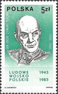 Sello: General Zygmunt Berling (1896-1980) (Polonia(Polish Peoples ...