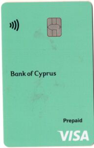 Bank Card: Bank of Cyprus - Prepaid VISA (Bank Of Cyprus, CyprusCol:CY ...