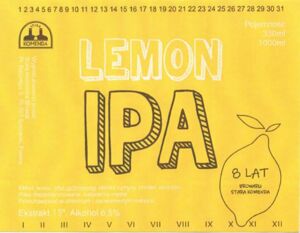 Drink Label: Lemon Ipa (Browar Stara Komenda, PolandCol:PL-BEER-010438