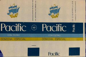 Cigarette Pack: Pacific (BoliviaCol:BO-CT-0029