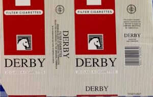 Cigarette Pack: Derby (BoliviaCol:BO-CT-0035