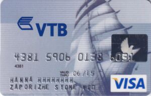 Bank Card: Visa Classic (VTB Bank, UkraineCol:UA-VI-0261.06