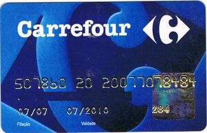 Bank Card: Carrefour (Carrefour cartat, BrazilCol:BR-GM-0043.02