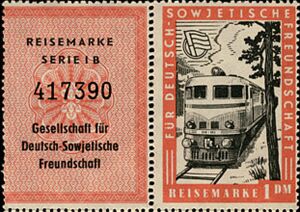 Stamp: For German-Soviet Friendship (Germany, Democratic Republic ...