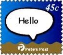 Stamp: Greeting Messages Talking Stamps. Hello (New Zealand: Private ...