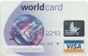 Bank Card: World Card (Yapi Kredi Bankasi, Türkiye (Turkey)Col:TR-VI ...