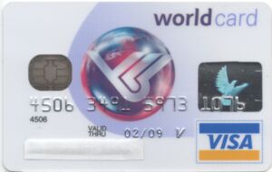 Bank Card: World Card (Yapi Kredi Bankasi, Türkiye (Turkey)Col:TR-VI ...