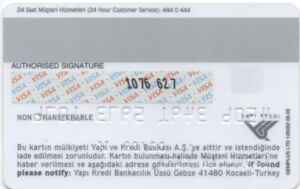 Bank Card: World Card (Yapi Kredi Bankasi, Türkiye (Turkey)Col:TR-VI ...