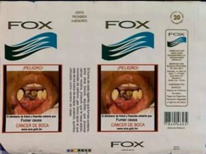 Cigarette Pack: Fox (BoliviaCol:BO-CT-0041 🚬