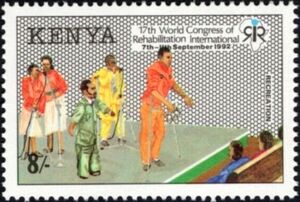 Stamp: Cultural actuation (Kenya) (World Rehabilitation Congress) Mi:KE ...