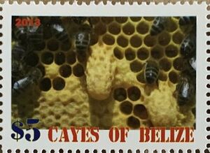 Stamp: Bees (Cayes of Belize: Illegal StampsCol:BZ-IL 2013-02/2