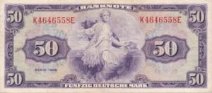 Banknote: 50 Deutsche Mark (Germany, Federal Republic) (1948 First ...
