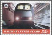 Stamp: Le Shuttle locomotive in tunnel (United Kingdom: Private Post ...