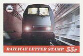 Stamp: Le Shuttle locomotive in tunnel (United Kingdom: Private Post ...