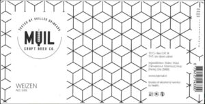 Etiqueta de bebida: Muil Weizen (Berging Brouwerij, Países BajosCol:NL ...