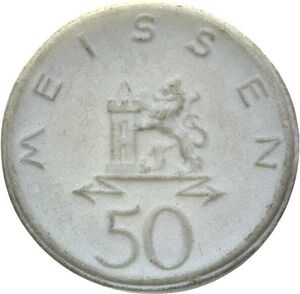 Coin: 50 Pfennig (Germany, Empire(Meissen Notgeld) Men:M16521.9