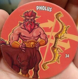 Meal Toy: #34 Pholus (Flippo's/Pogs/Tazos, European Union (EU)(Hercules ...