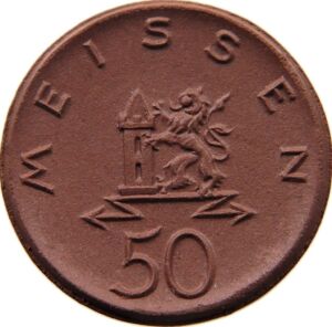 Coin: 50 Pfennig (Germany, Empire) (Meissen Notgeld) Men:M16521.8