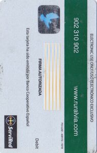 Bank Card: Bantierra (Bantierra, SpainCol:ES-VI-0909